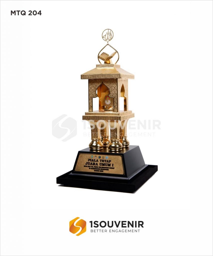 14+ Contoh Piala MTQ Lengkap Desain Terbaru Tahun Ini